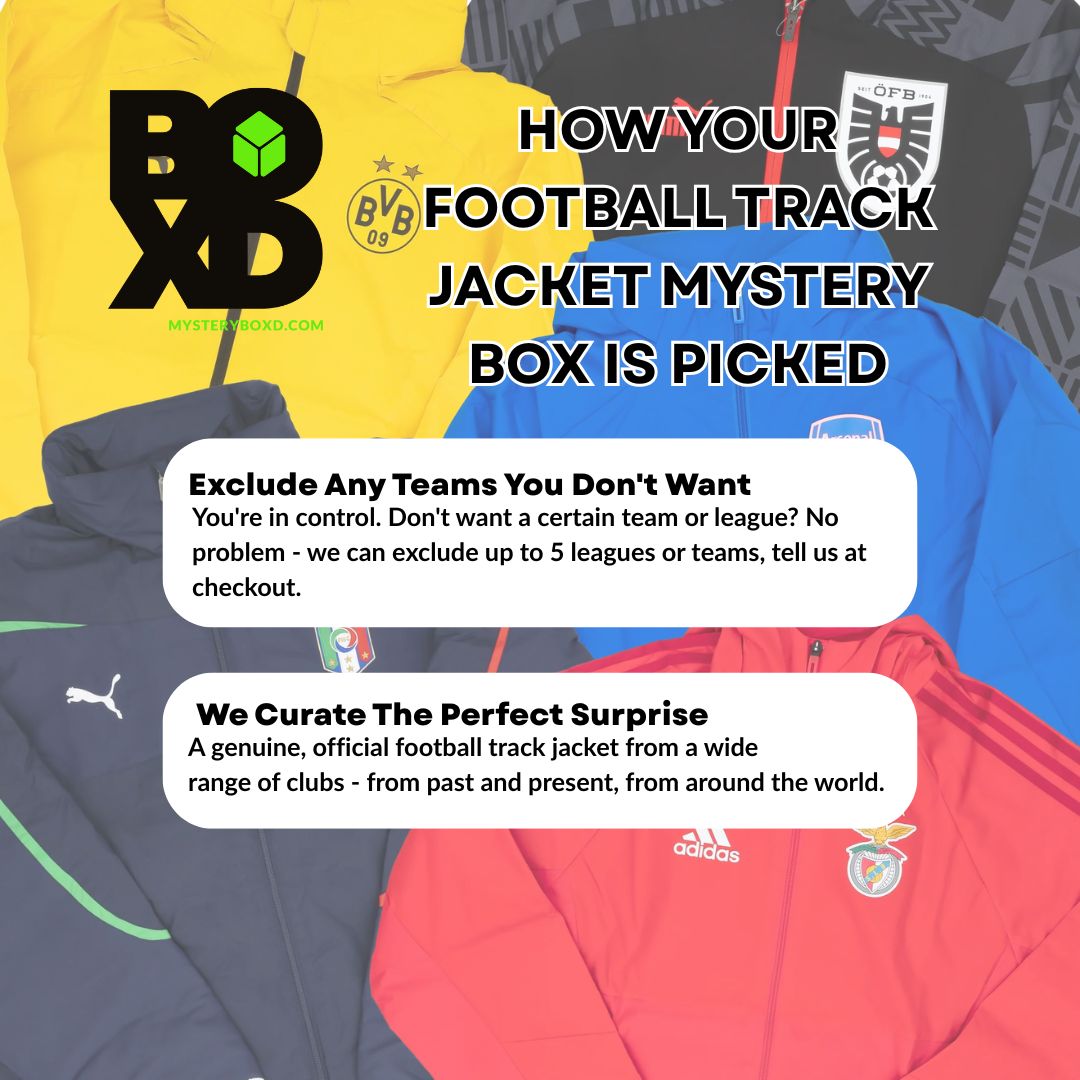 Men's Football Shirt & Jacket Mystery Box | 2 Items – Mystery BOXD